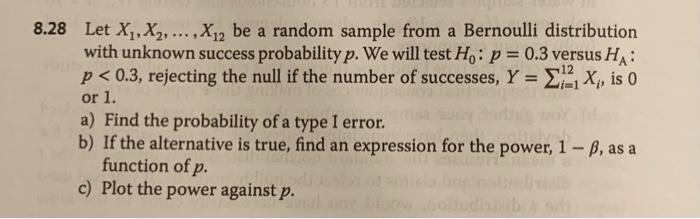 Solved 8.28 Let X1,X2,…,X12 be a random sample from a | Chegg.com