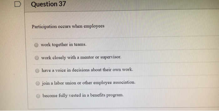 Solved Question 34 Which of the following is NOT a | Chegg.com