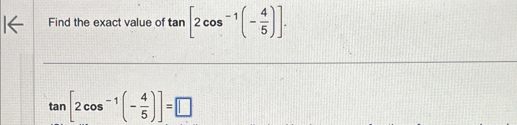 Find the exact value of | Chegg.com