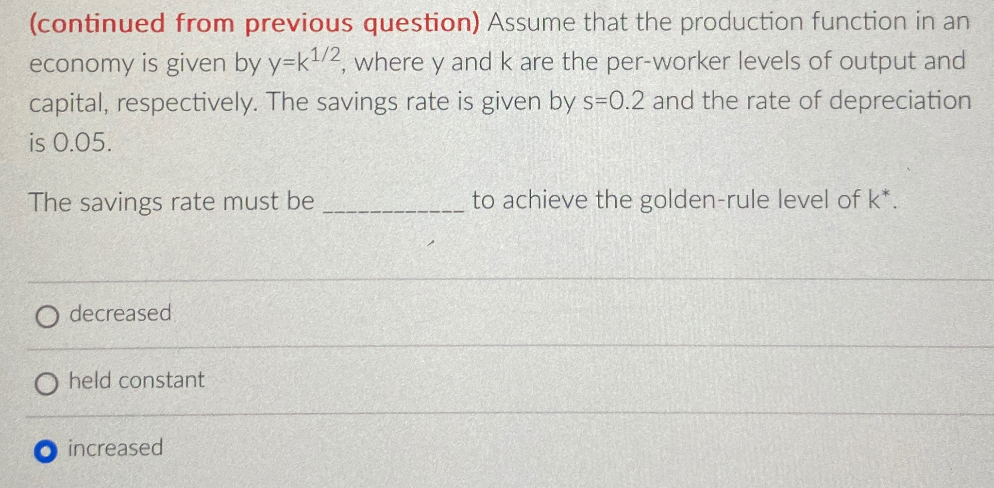 Solved (continued from previous question) ﻿Assume that the | Chegg.com