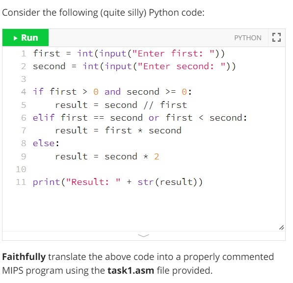 Solved Consider the following (quite silly) Python code: 17 | Chegg.com