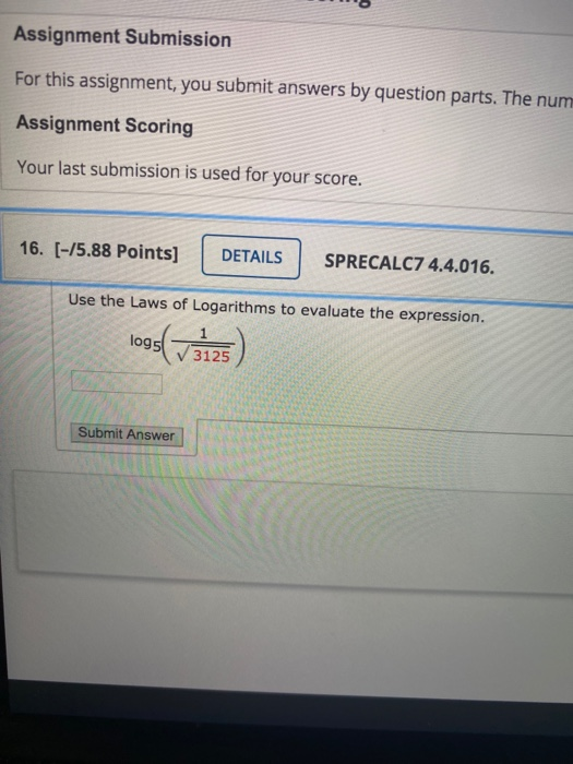 Solved Assignment Submission For this assignment, you submit | Chegg.com