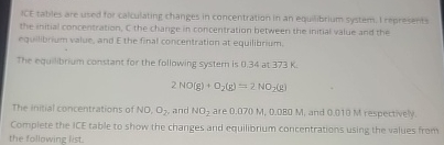 Solved QuestionICE tables are used for calculating changes | Chegg.com