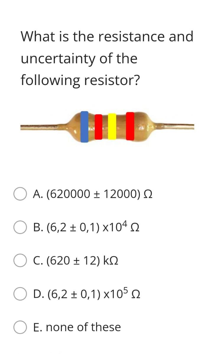 Solved What is the resistance and uncertainty of the | Chegg.com