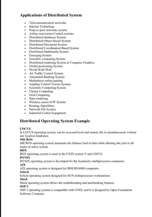 Solved The attached file contains a list of examples of | Chegg.com