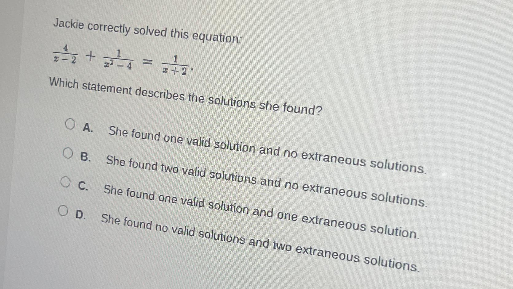 Solved Jackie correctly solved this | Chegg.com