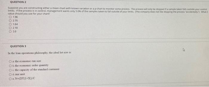 Solved QUESTION 2 Suppose you are constructing either a mean | Chegg.com