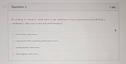 Solved Question 11 ﻿ptsAccording to research, what type of | Chegg.com