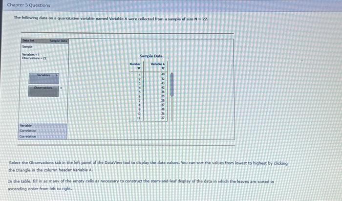 Solved The following data on a quartitative variable named | Chegg.com
