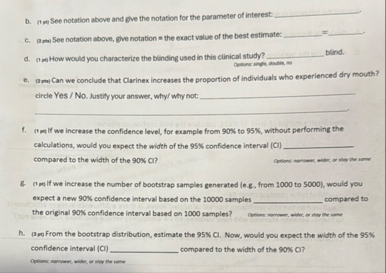 Solved b. (1.00 ﻿See notation above and give the notation | Chegg.com