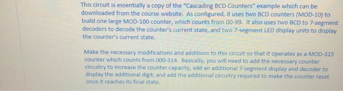 Solved This Circuit Is Essentially A Copy Of The Cascading 