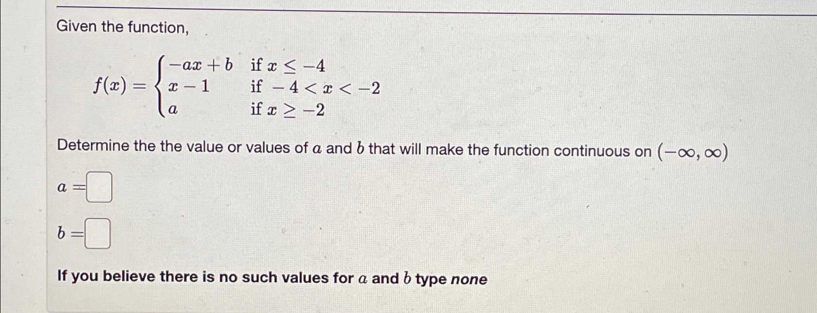 Solved Given the | Chegg.com