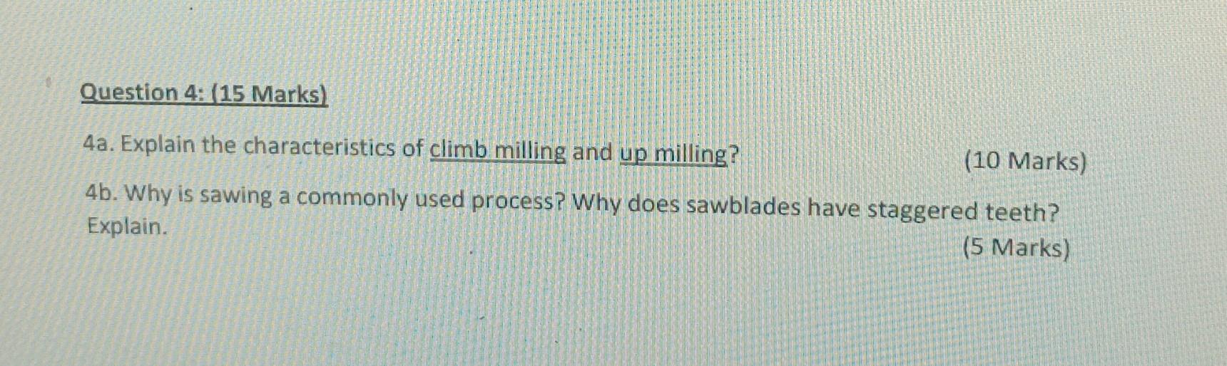 Solved Question 4: (15 Marks 4a. Explain the characteristics | Chegg.com Solved Question 4: (15 Marks 4a. Explain the characteristics | Chegg.com