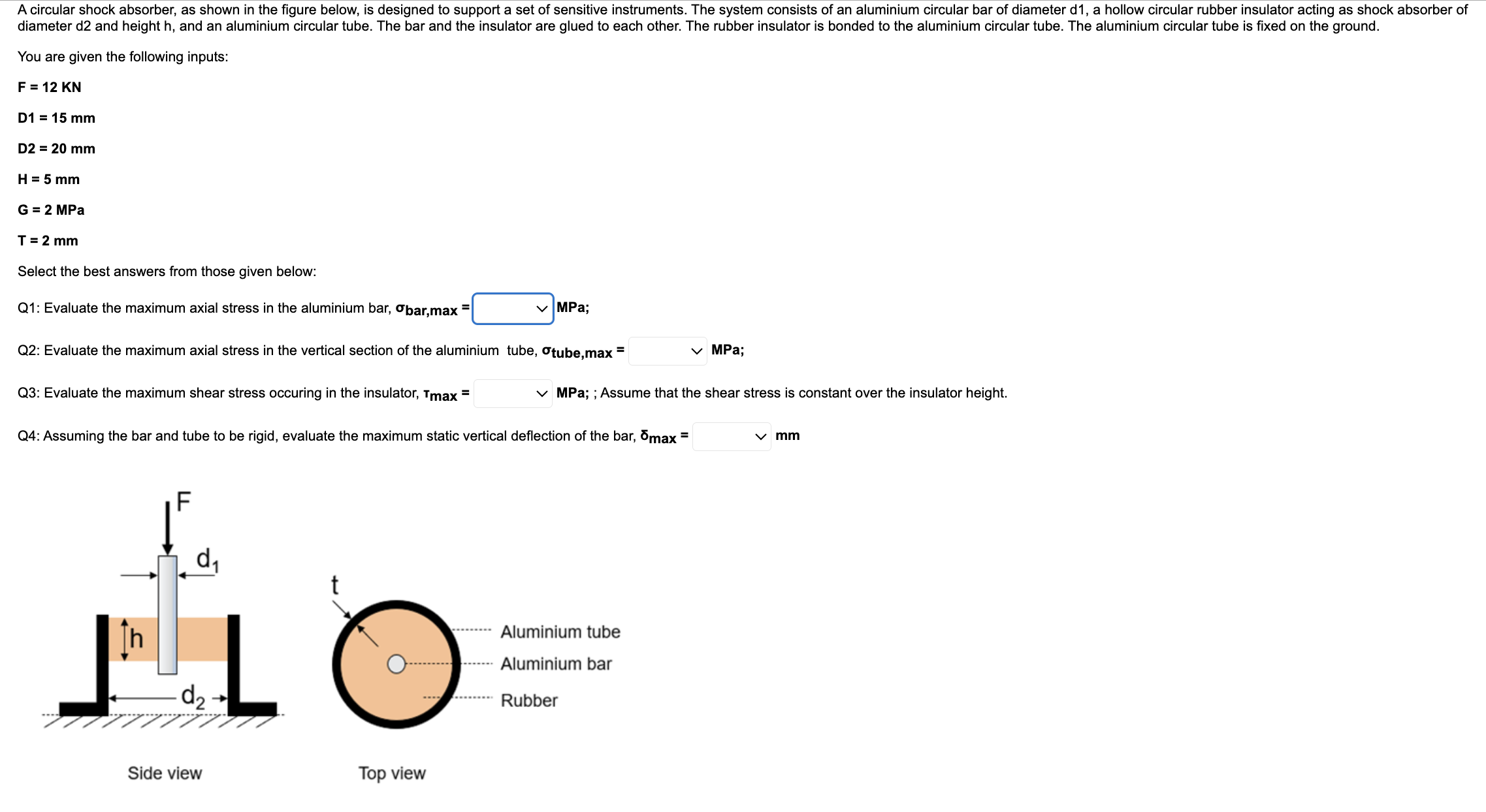 Solved You are given the following | Chegg.com