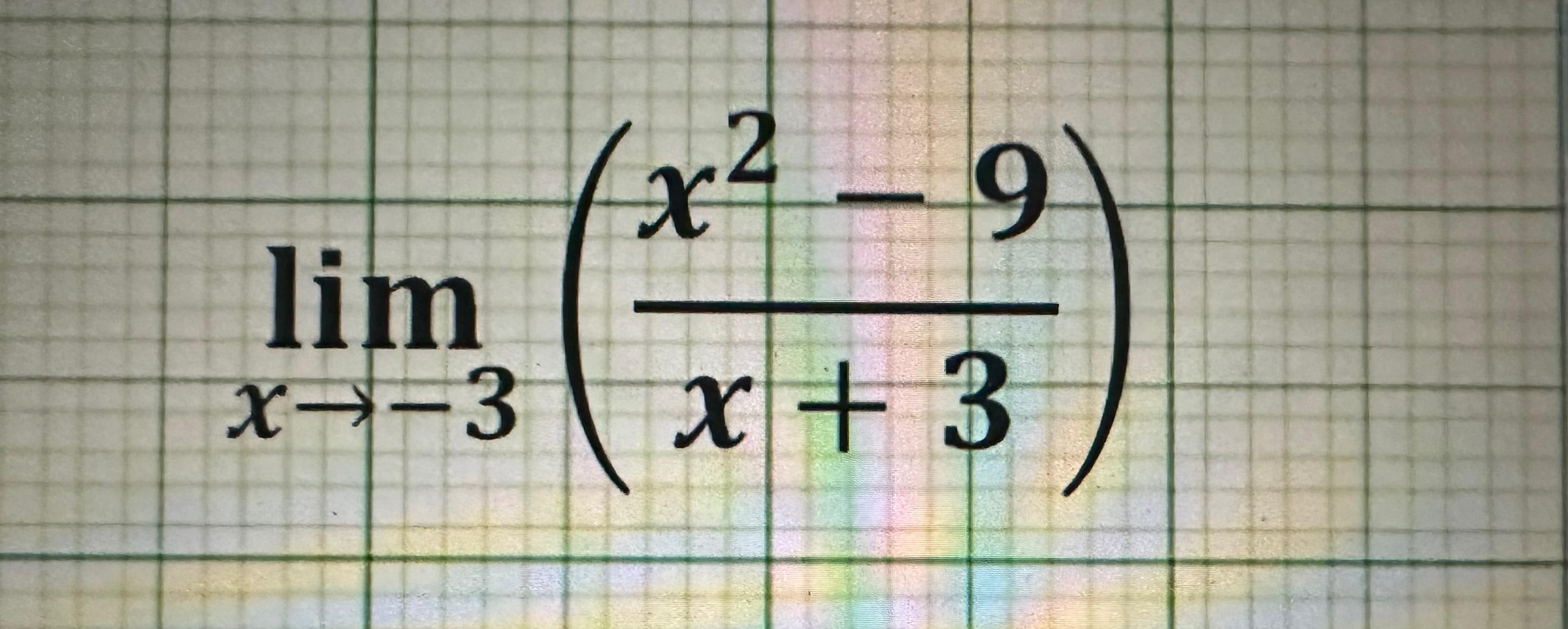 Solved limx→-3(x2-9x+3) | Chegg.com