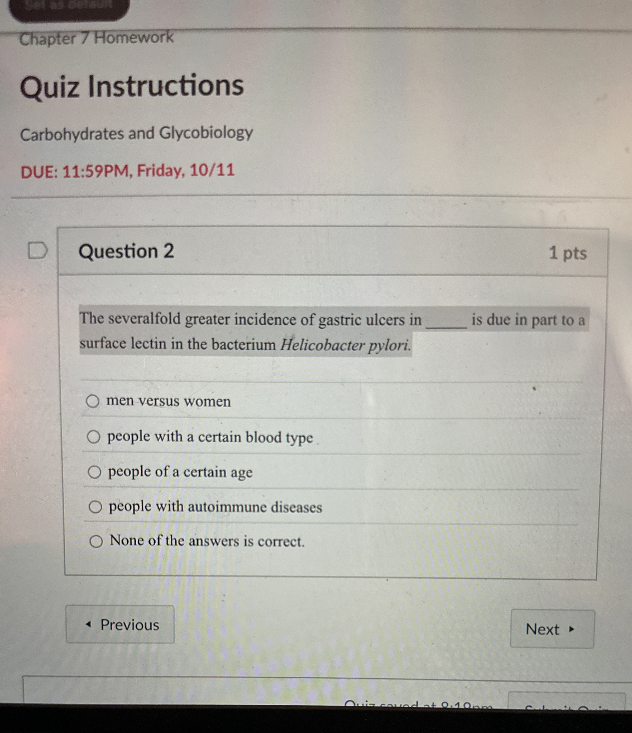 Solved Question 2The severalfold greater incidence of | Chegg.com