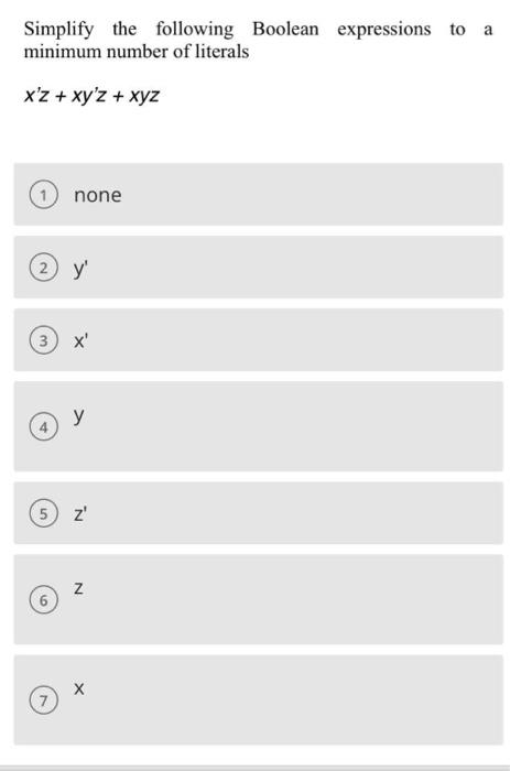 Solved Consider the truth table below and select the correct | Chegg.com