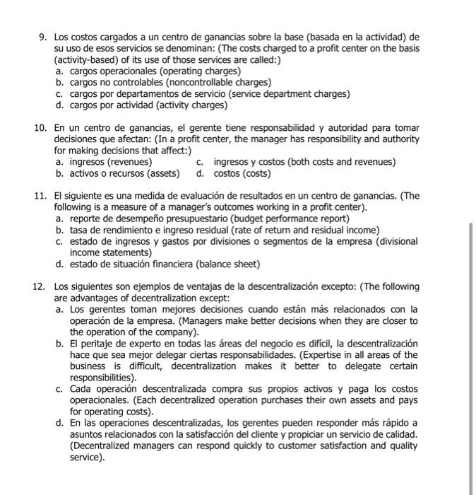 Solved Premisas de selección múltiple y cierto o falso: 1. | Chegg.com