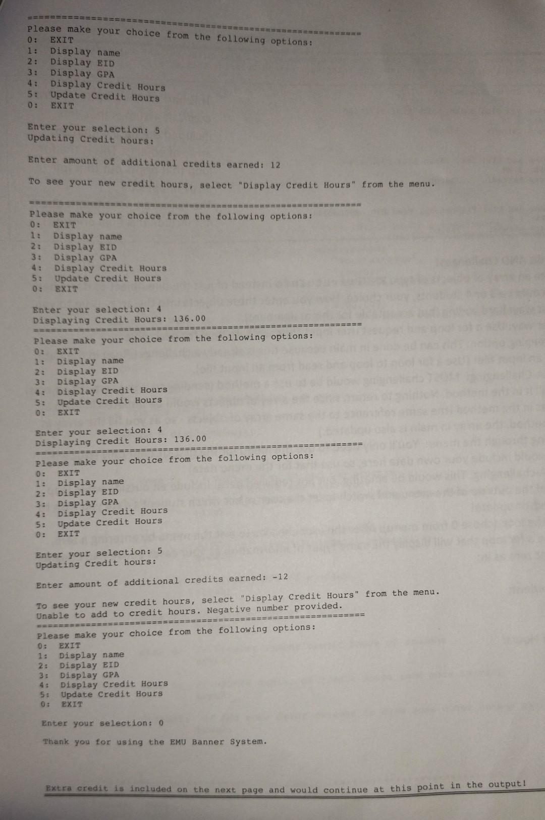 Solved - Invoke the setter method in EMU_Data that adds this | Chegg.com