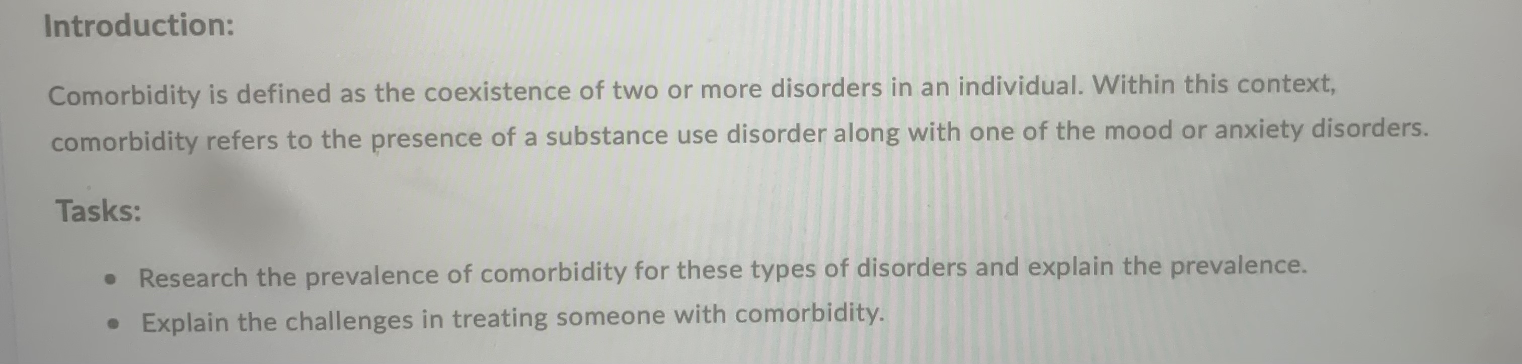 Solved Introduction:Comorbidity is defined as the | Chegg.com