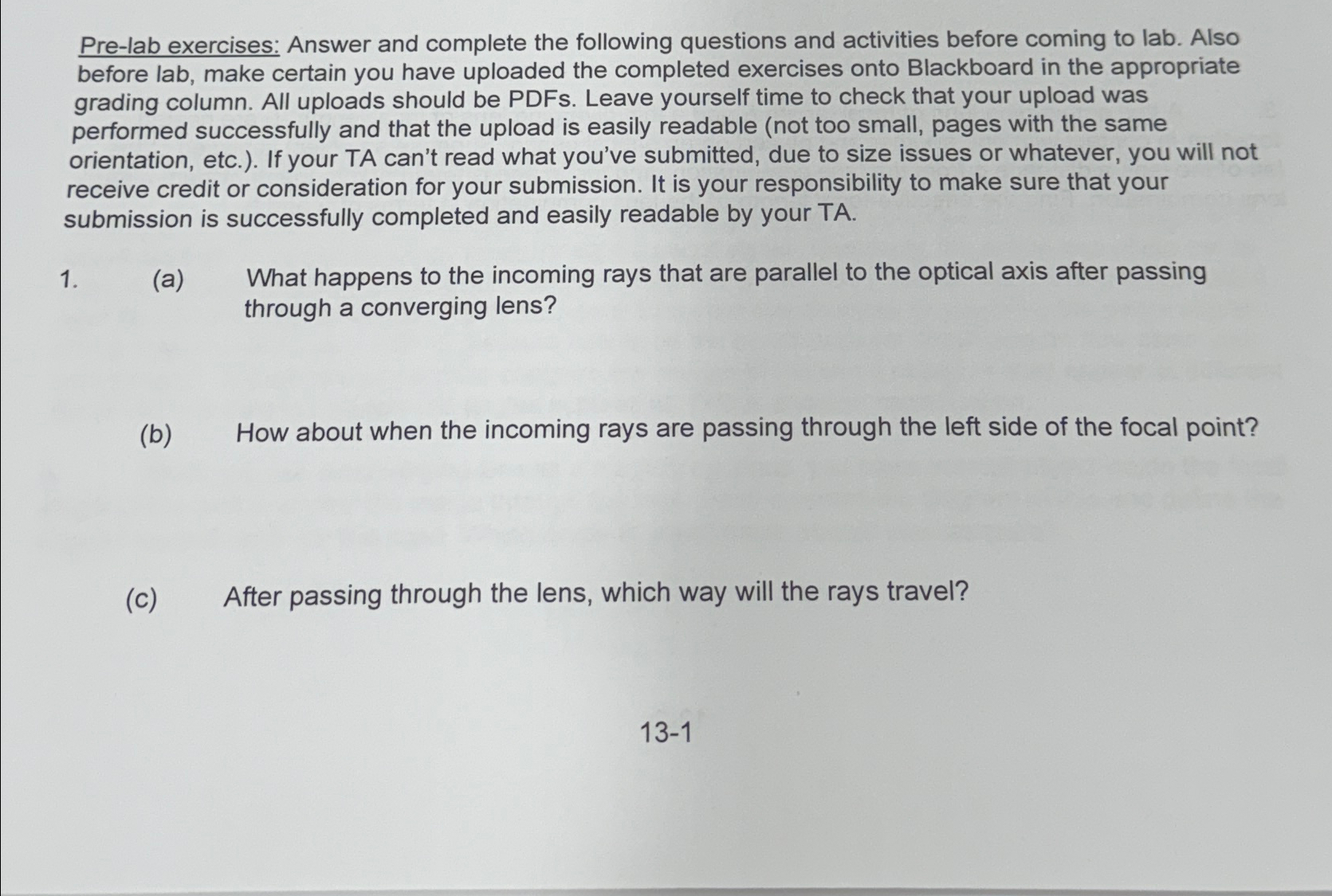 Solved Pre-lab exercises: Answer and complete the following | Chegg.com