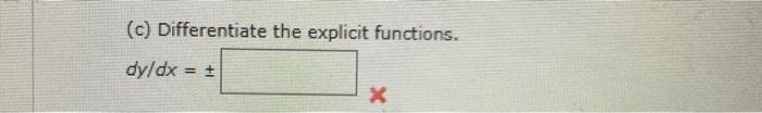 Solved Consider the following. x2 + y2 = 16 (c) | Chegg.com