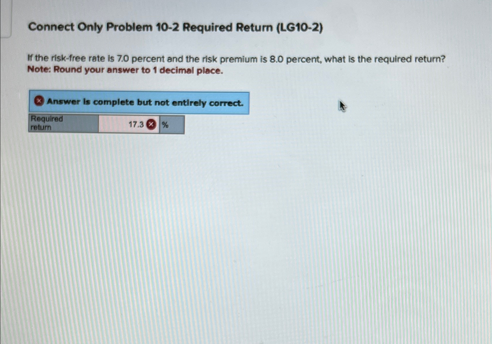 Solved Connect Only Problem 10-2 ﻿Required Return (LG10-2)If | Chegg.com