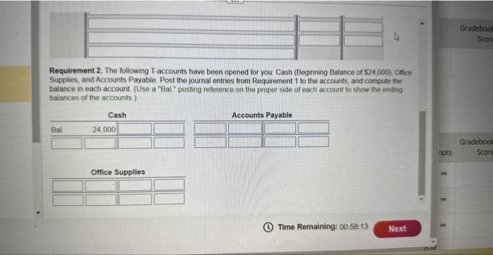 Solved I am doing accounting homework due in an hour. | Chegg.com