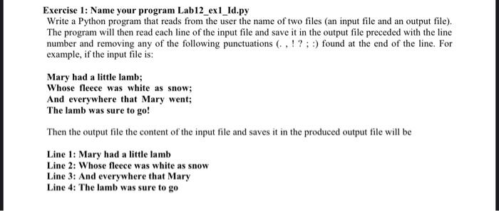 Solved Exercise 1 Name Your Program Lab12exlidpy Write A 