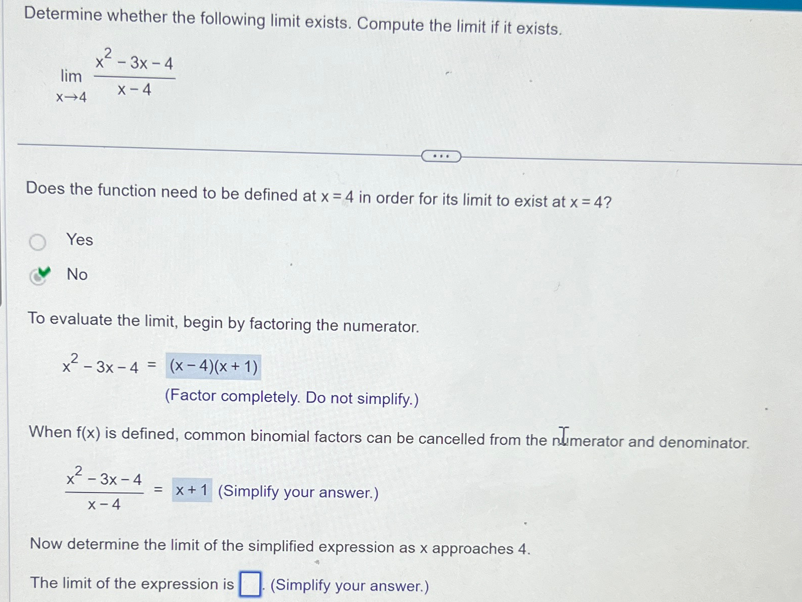 Solved Determine whether the following limit exists. Compute | Chegg.com Solved Determine whether the following limit exists. Compute | Chegg.com