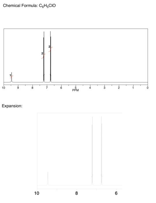 Solved Chemical Formula: C6H5ClO Expansion: | Chegg.com
