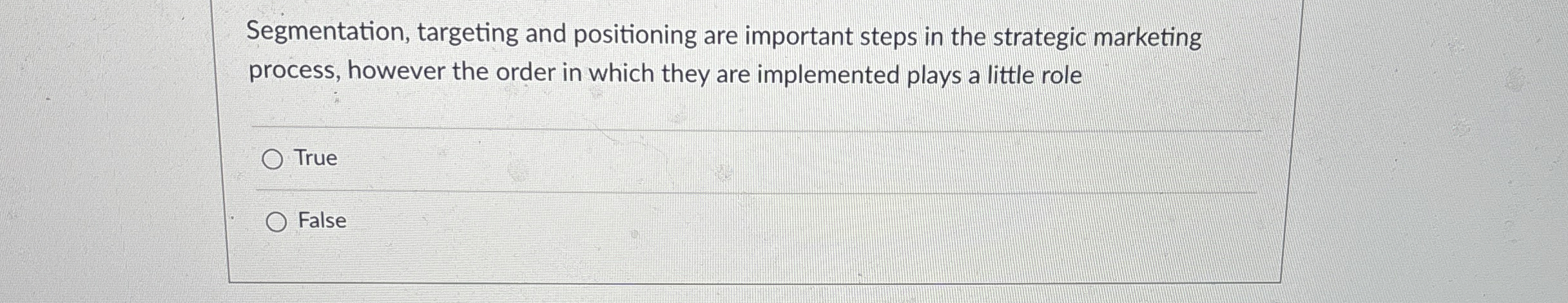 Solved Segmentation, targeting and positioning are important | Chegg.com