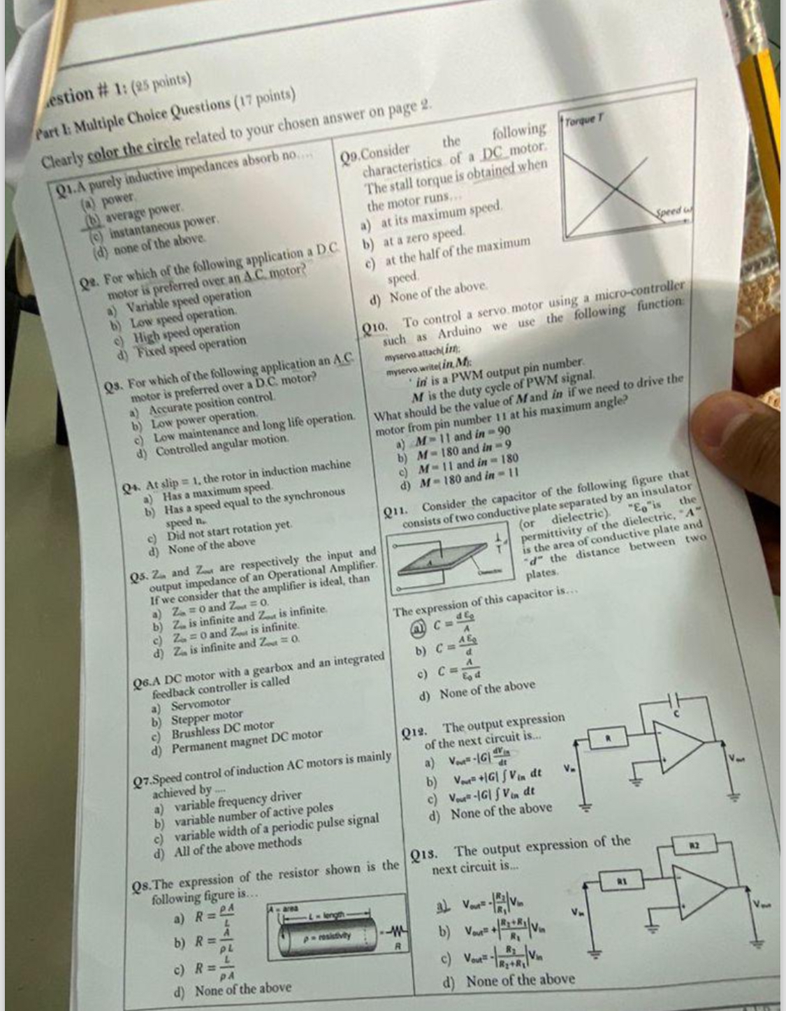 Solved estion # 1: (25 points)Part I: Multiple Choice | Chegg.com Solved estion # 1: (25 points)Part I: Multiple Choice | Chegg.com
