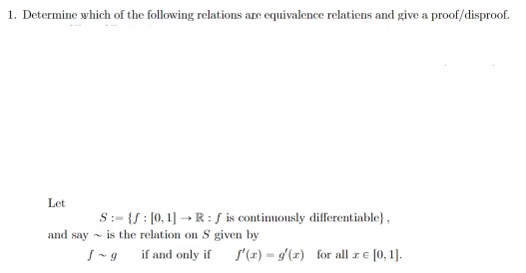 Solved Determine which of the following relations are | Chegg.com