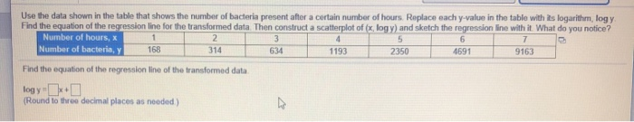 Solved how do i input this data into statcrunch / ti84 to | Chegg.com