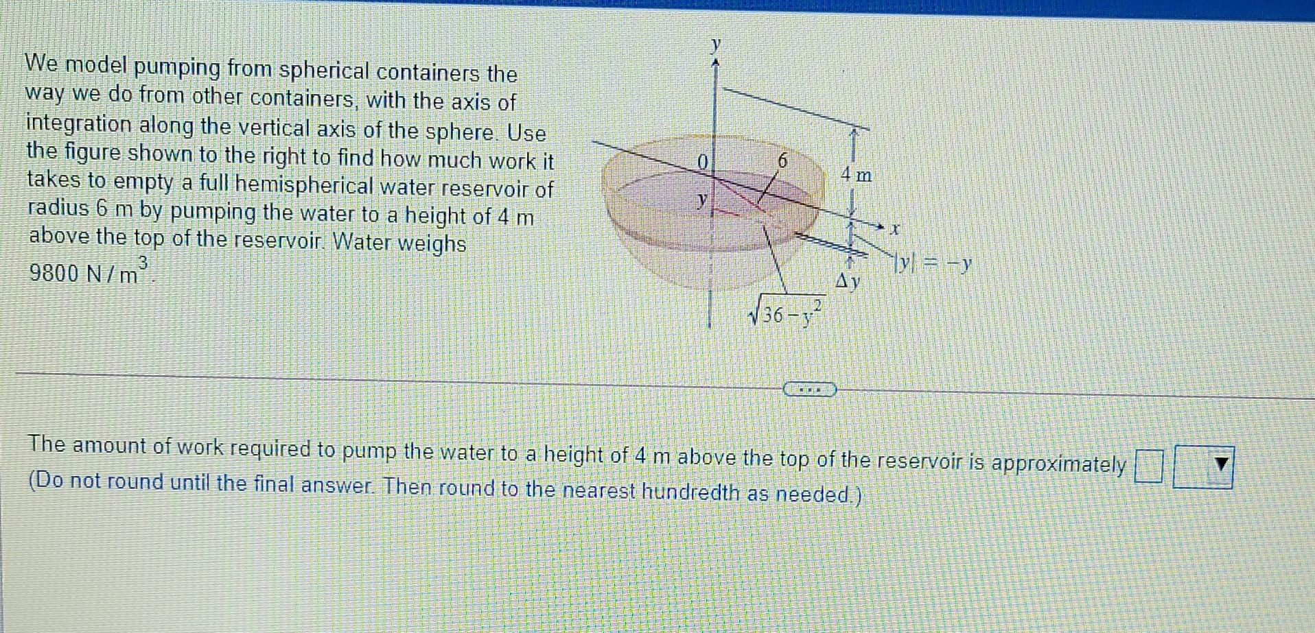 Solved We model pumping from spherical containers the way we | Chegg.com