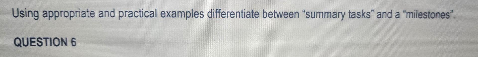 Solved Using appropriate and practical examples | Chegg.com
