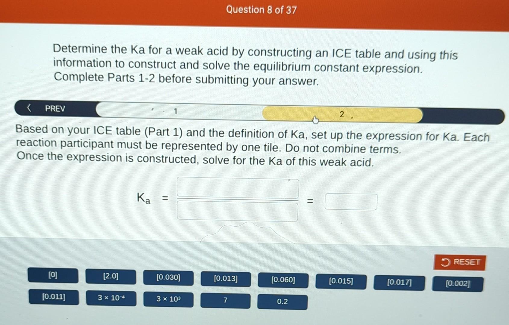 Solved Determine the Ka for a weak acid by constructing an | Chegg.com