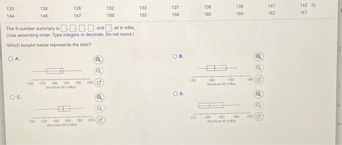 Solved 141 142 125 126 139 128 132 133 138 137 3 160 167 162 | Chegg.com