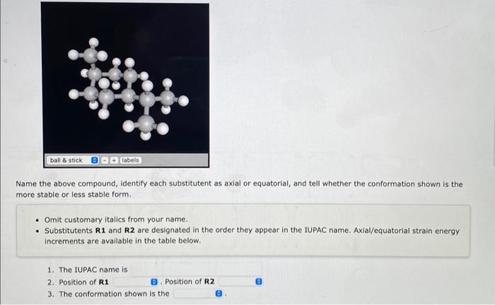 Solved Name the above compound, identify each substitutent | Chegg.com