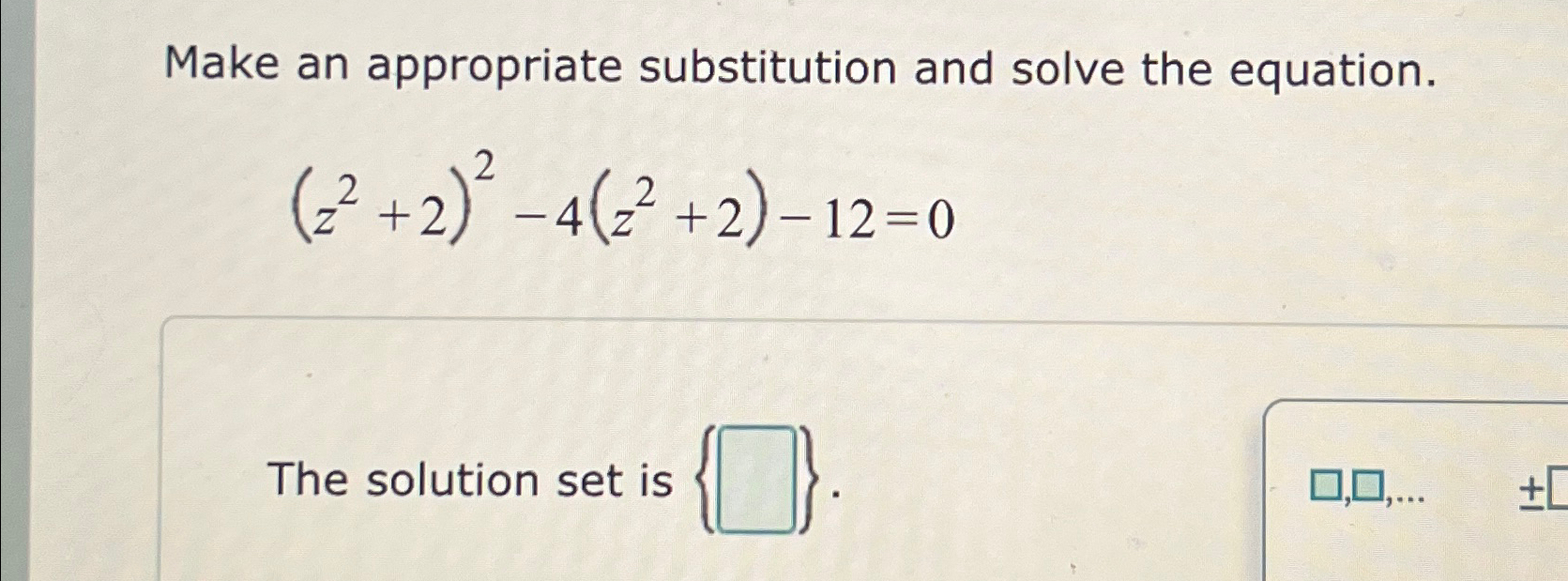 Solved Make an appropriate substitution and solve the | Chegg.com