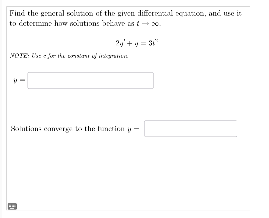 Solved Find the general solution of the given differential | Chegg.com