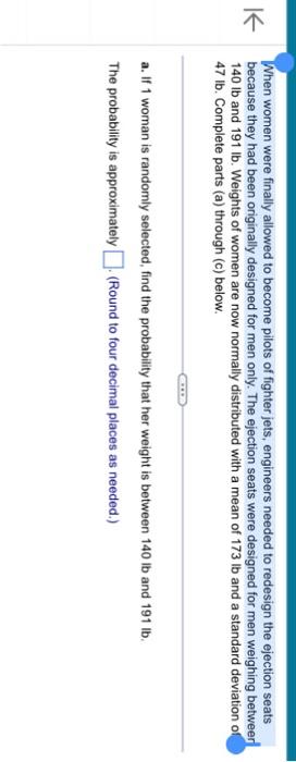 Solved When women were finally allowed to become pilots of | Chegg.com