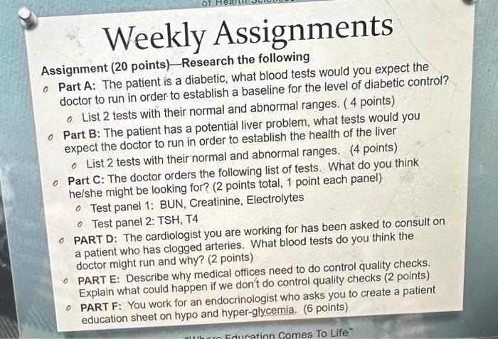 Solved Assignment ( 20 points)-Research the following - Part | Chegg.com
