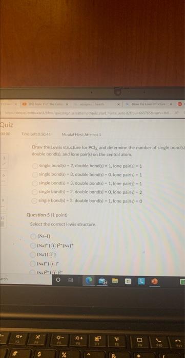 Solved Draw the lewis structure for PCl, and determine the | Chegg.com