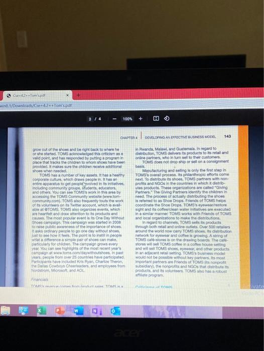 Solved Tom's.pdf ads/Cse: 4.2++Tom's pdf 100% + CASE 4.2 | Chegg.com