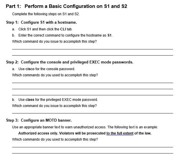 Solved Topology PC1 PC2 Addressing Table Device Interface IP | Chegg.com
