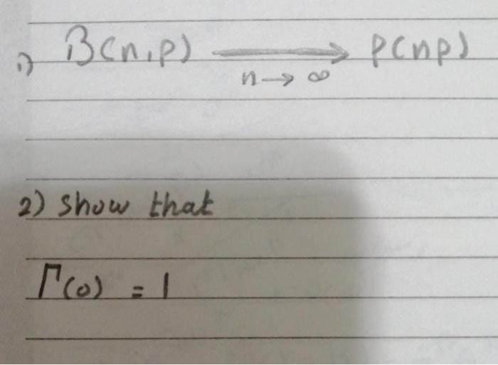 Solved Benip) - pCop) И-200 2) show that Гео) - | | Chegg.com