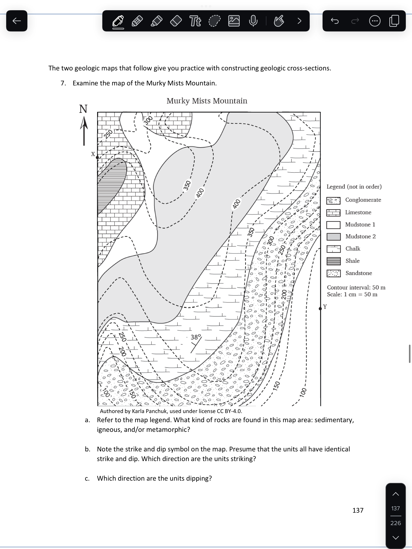 Solved View the map in Figure 8.34. ﻿If the stream runs from | Chegg.com