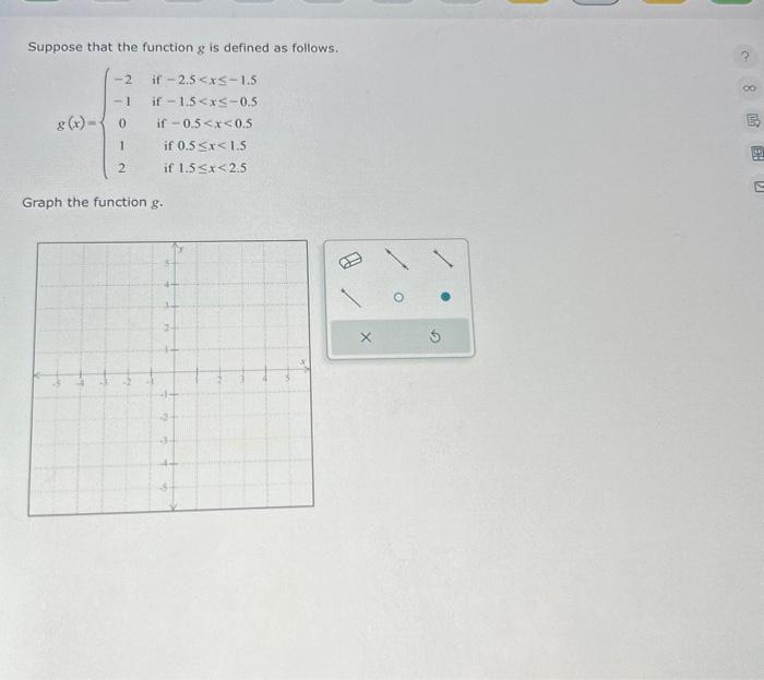 Solved Suppose that the function g is defined as follows. | Chegg.com